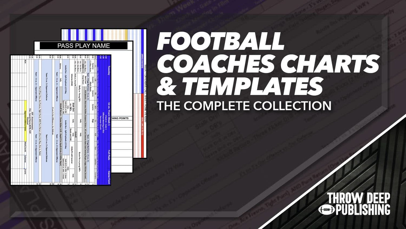 Football Coaches Charts & Templates: The Complete Collection – Throw ...